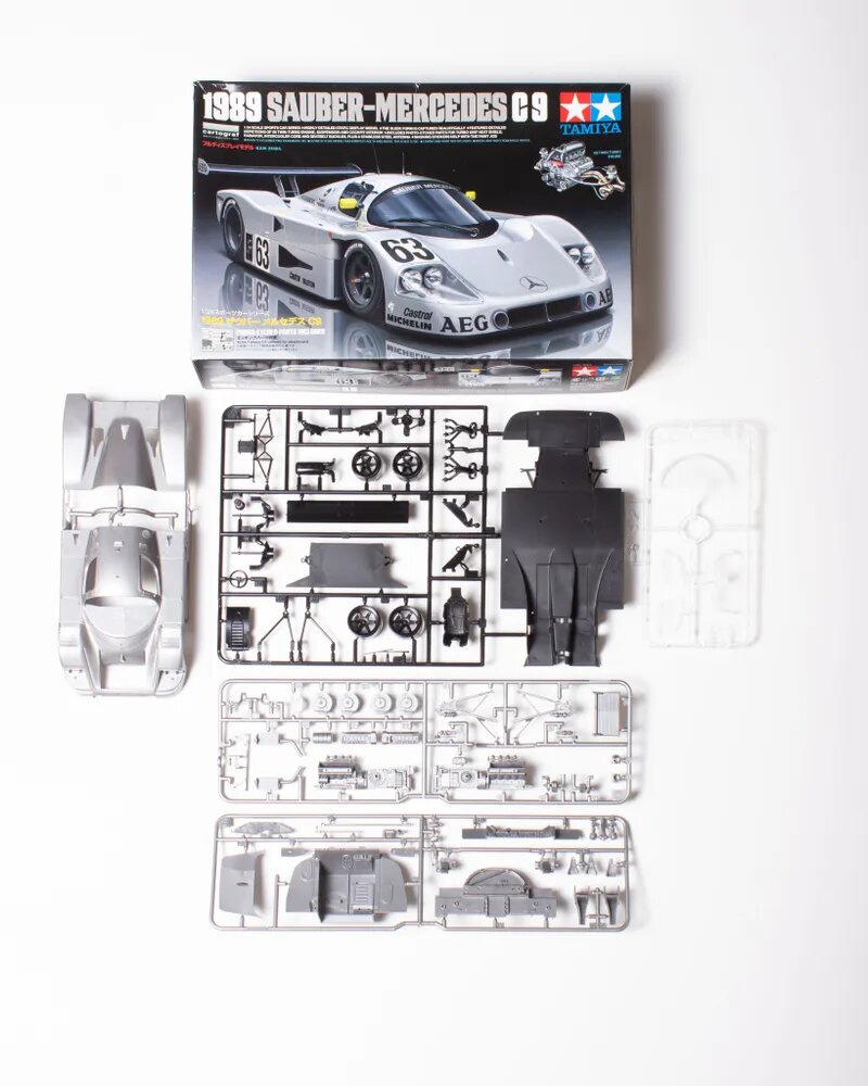 Сборная модель Tamiya 1989 Sauber-Mercedes C9 Спортивный автомобиль 1/24 масштаб пластик