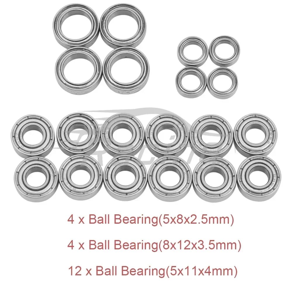 Набор подшипников Bearing Set для Tamiya TT01 1/10