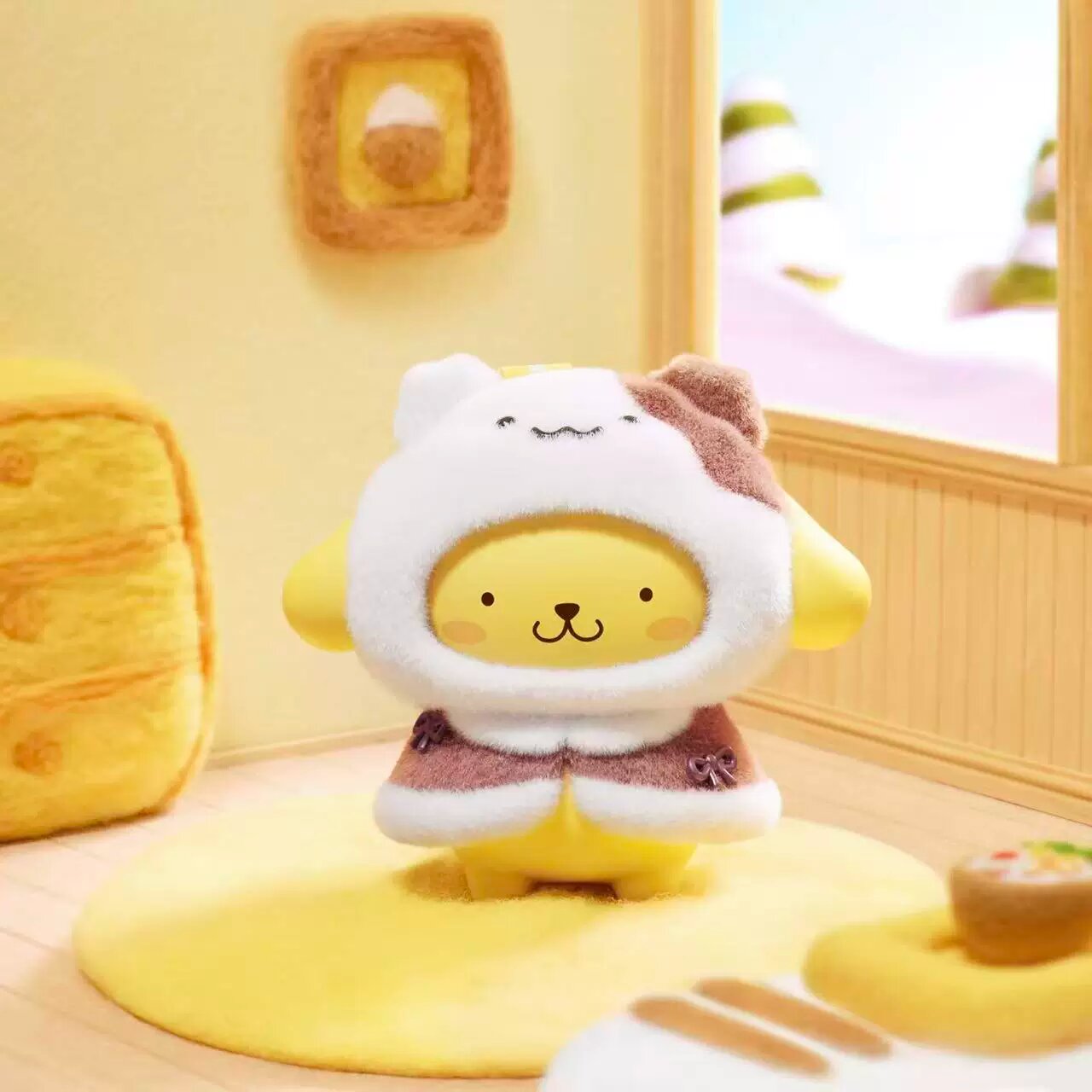MINISO Sanrio Пудинг Собака Персонаж Случайная Коробка, Подтвержденное Открытие, Мягкая Висячая Украшение