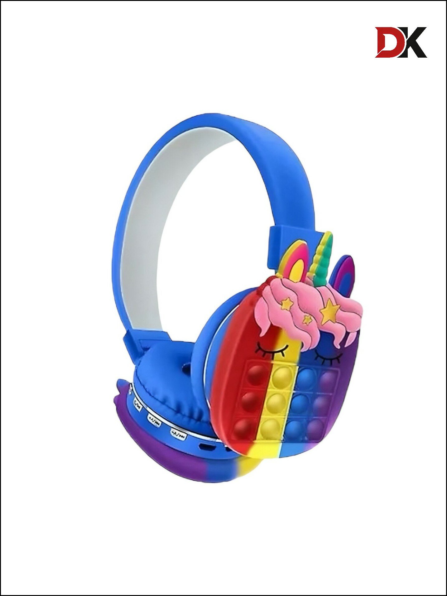 Наушники "Единорог Бестселлер", накладные, складные, детские, Bluetooth 5.3, 15 ч работыДолговечная версия-бестселлер