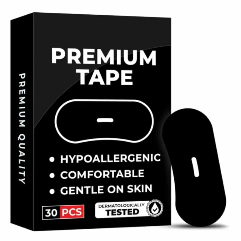 Лента для рта от храпа 30/60/90 шт. 30pcs, With Holes