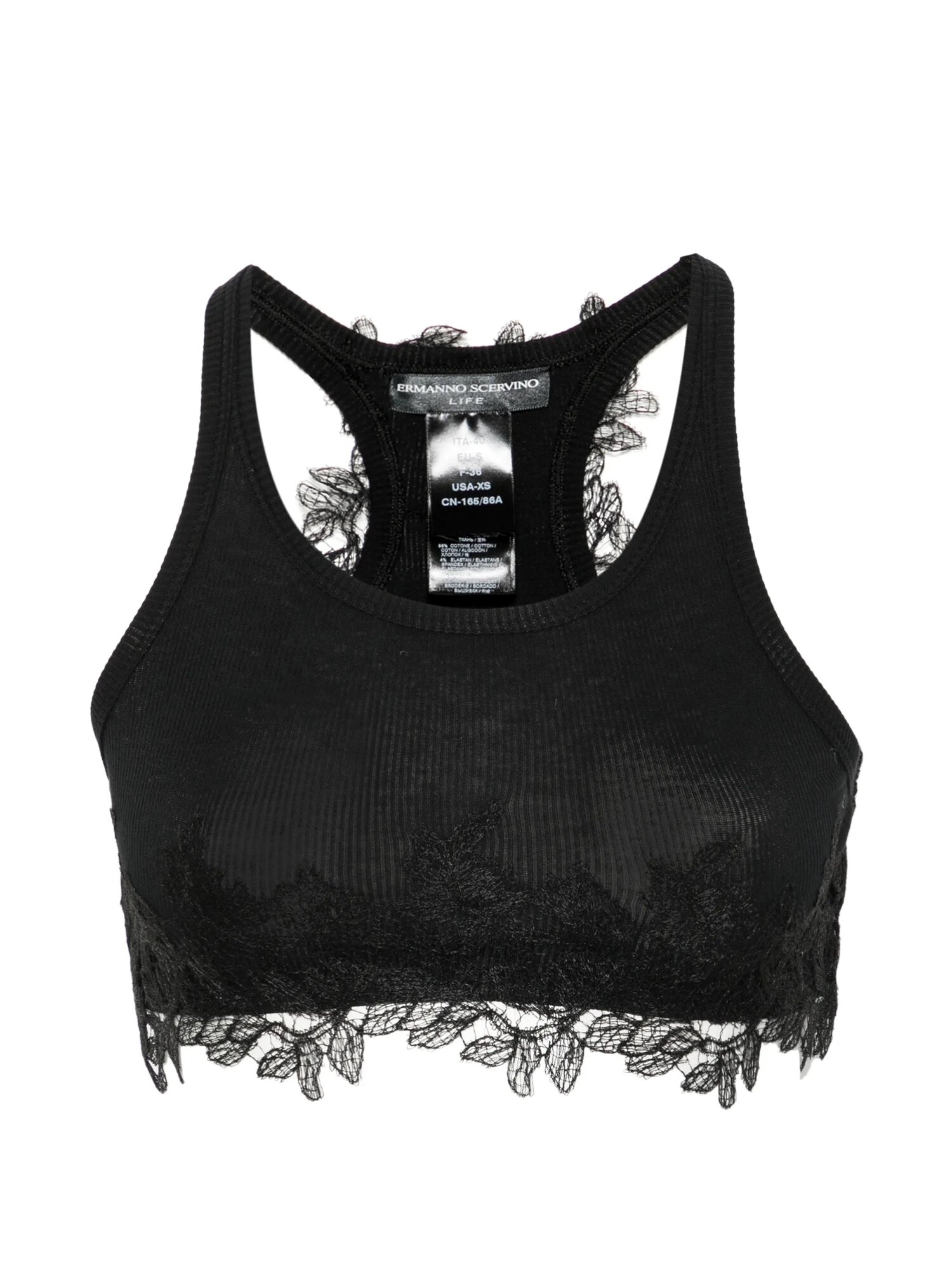 Топ Lace cropped top