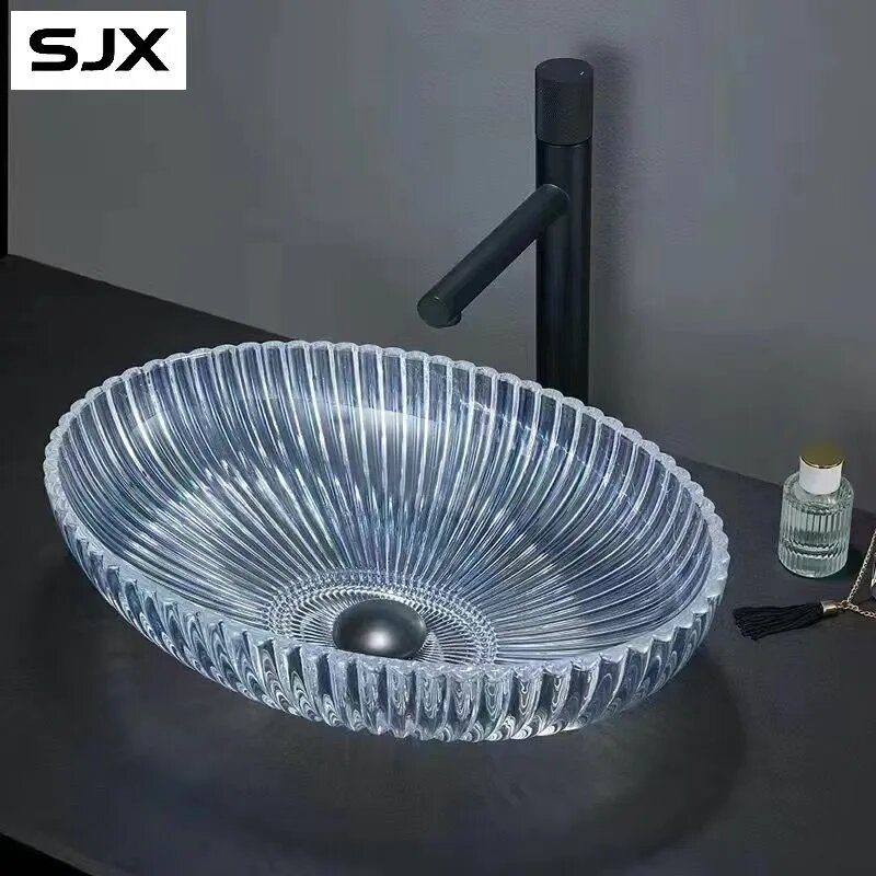 Стеклянная овальная раковина для ванной: элегантный дизайн для дома и отеля