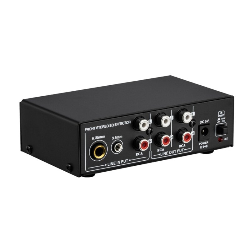 Стереоусилители Звуковой предусилитель С Регулировкой высоких/средних/низких частот Звуковые Эффекторы Поддерживают 3 Микшера с питанием USB5V