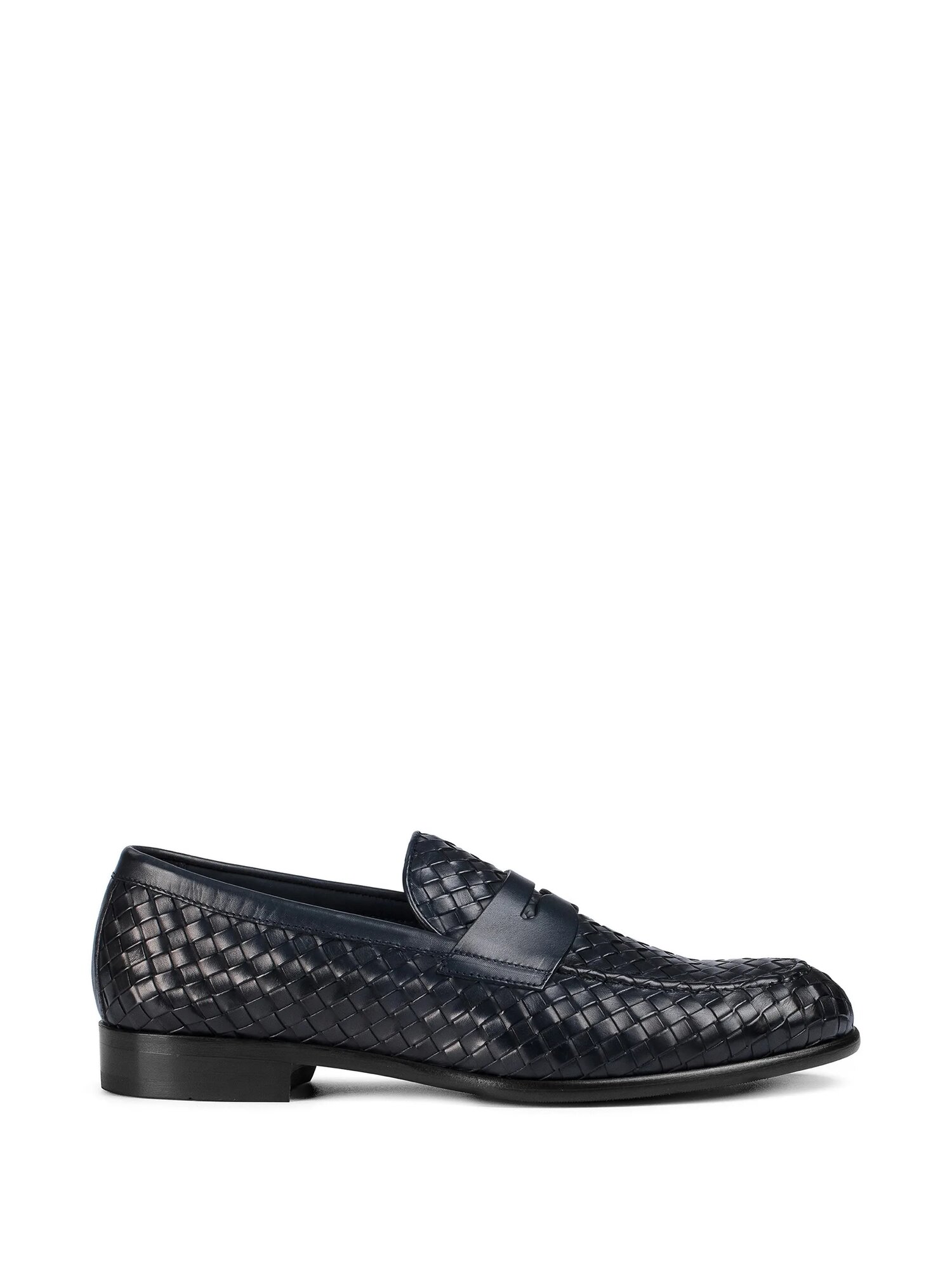 Лоферы Woven leather loafers