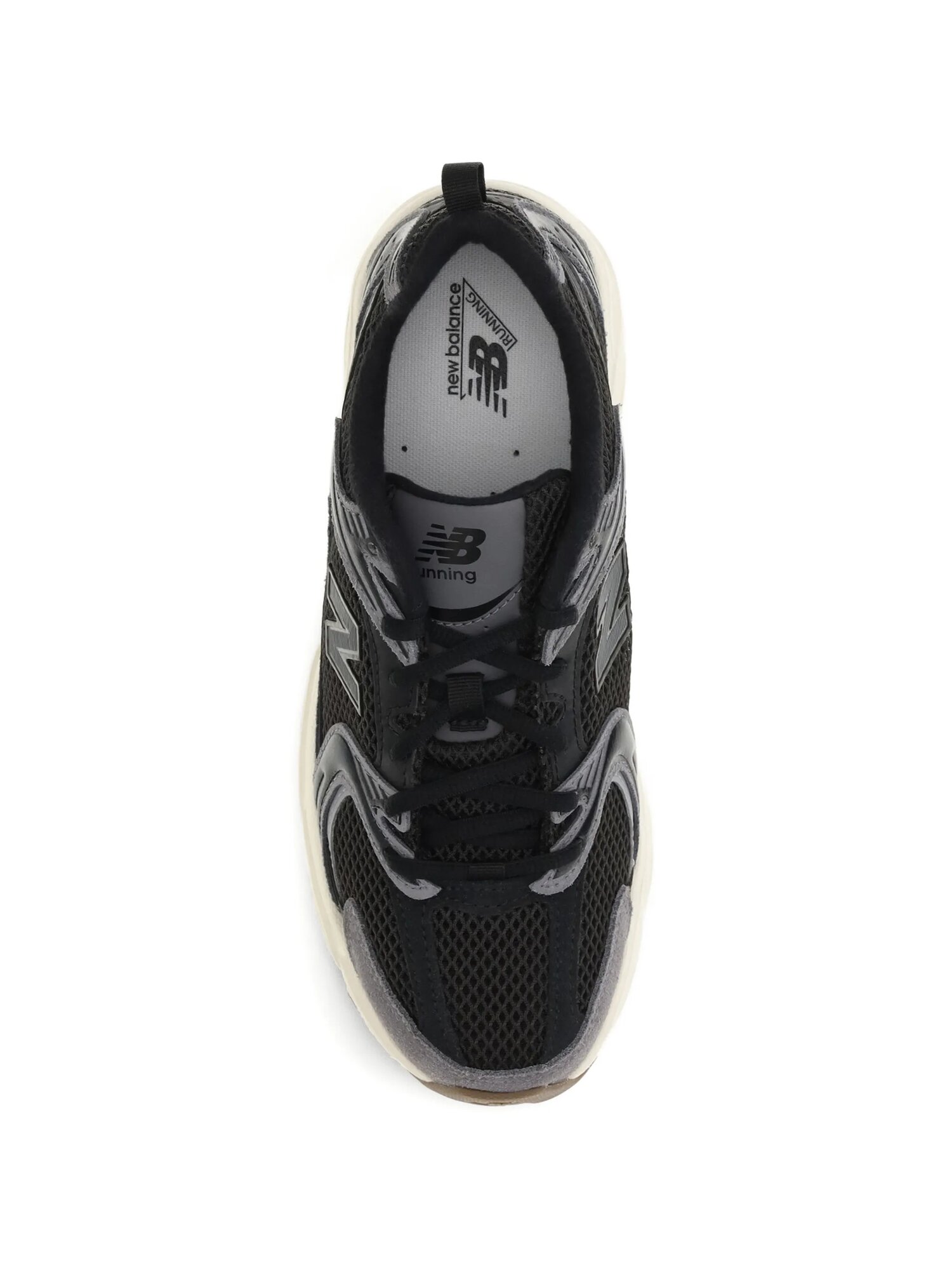 Кроссовки New Balance 37 Low, размер 12,5 US, black/black — фото 1