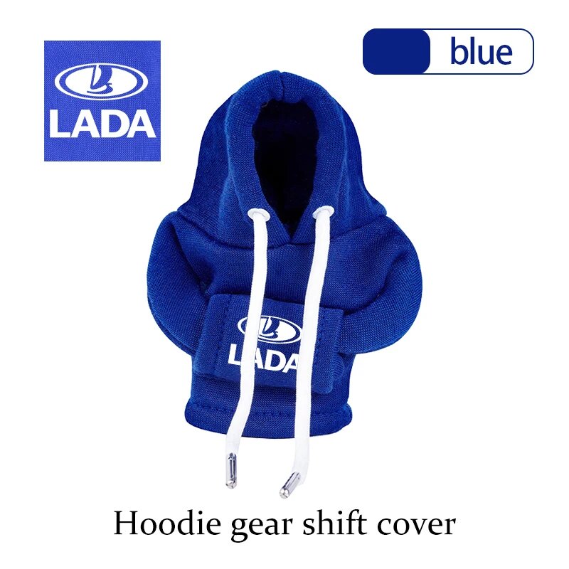 Чехол на рычаг КПП Lada Hoodie синий LAD-03W-blue