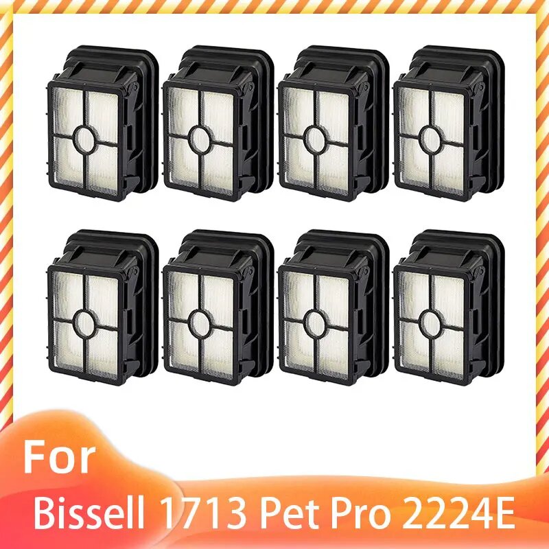 Фильтры для Bissell 1713 Pet Pro 2224E, 8 шт