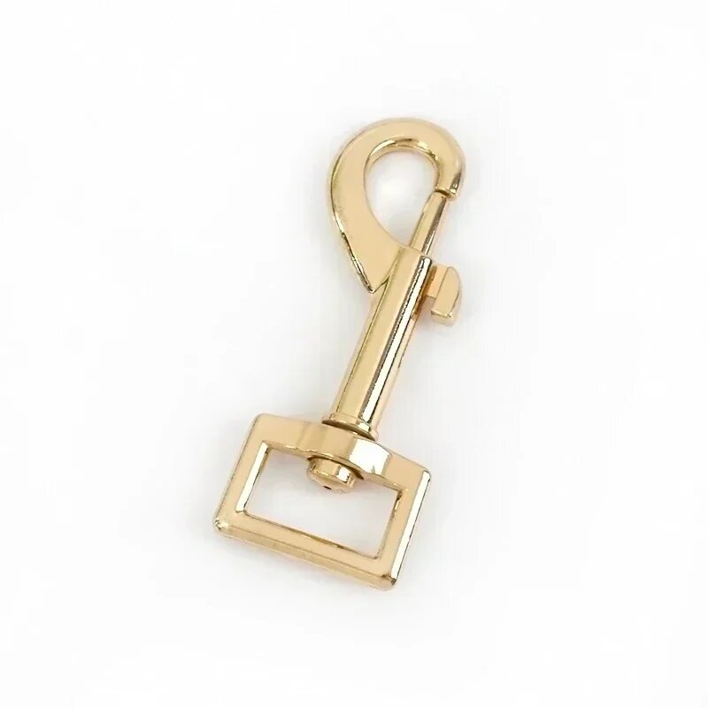 Лобстерная застежка 25 мм LightGold, 5 шт.