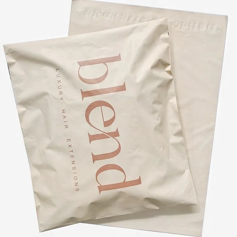 Пакеты для доставки Blend, бежевые, 25x35 см