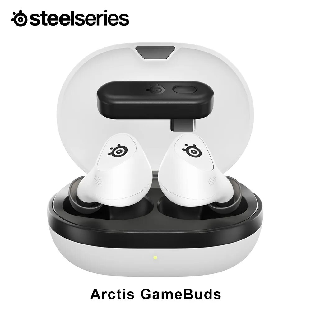 Наушники SteelSeries Gamebuds белый, беспроводные, система ANC, до 40 часов работы