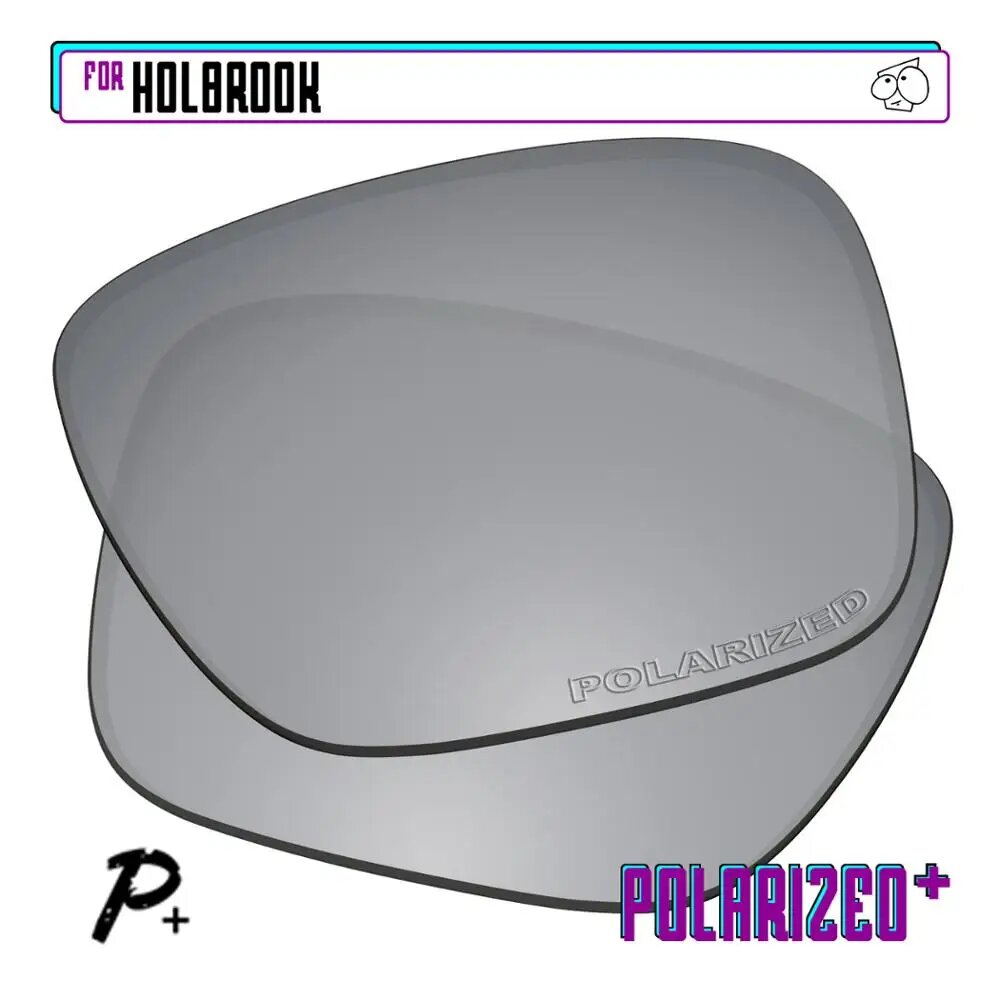Поляризованные линзы Oakley Holbrook Silver P Plus