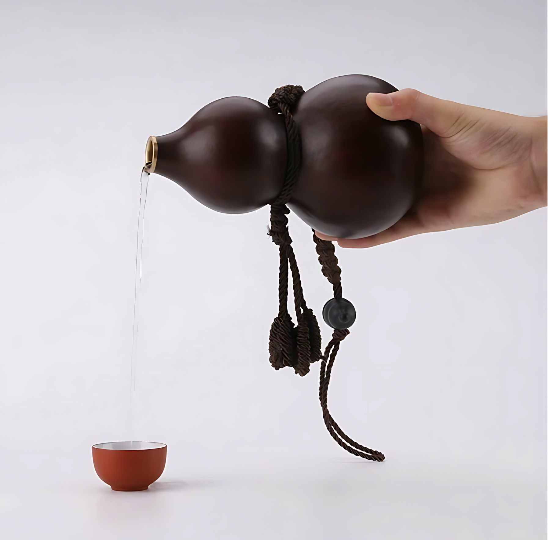 Black Myth: WuKong / Черный миф: Укун горлянка бутылка,20cm 600ml, Винтажная декоративная бутылка для воды / вина