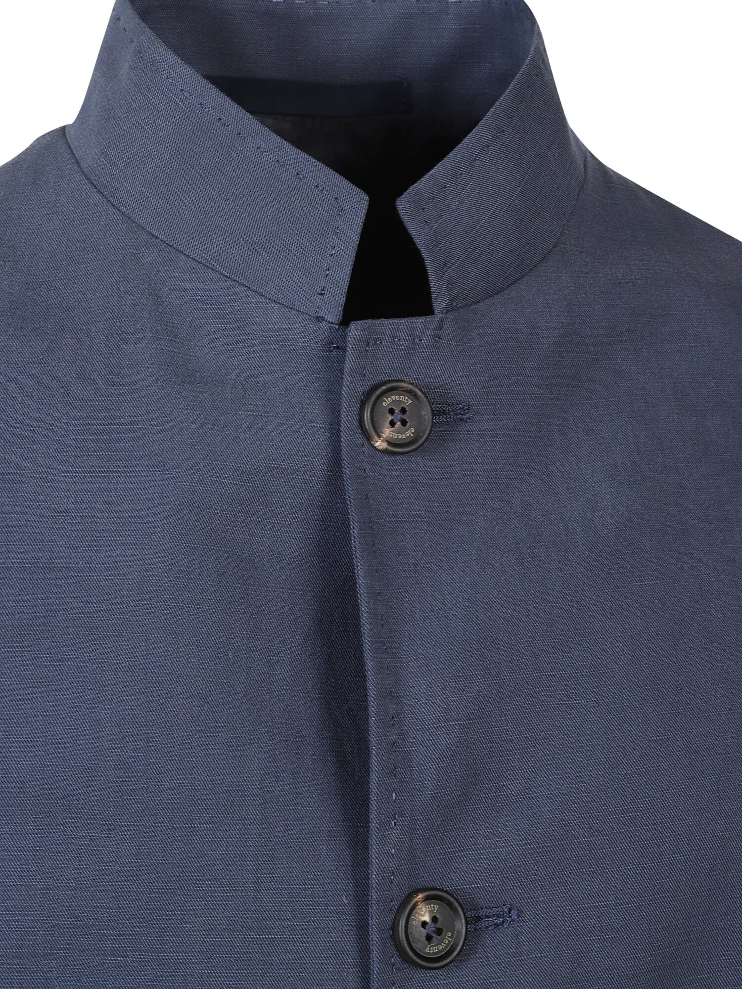 Куртка Eleventy Button patch-pocket jacket, размер 48, синий — фото 1