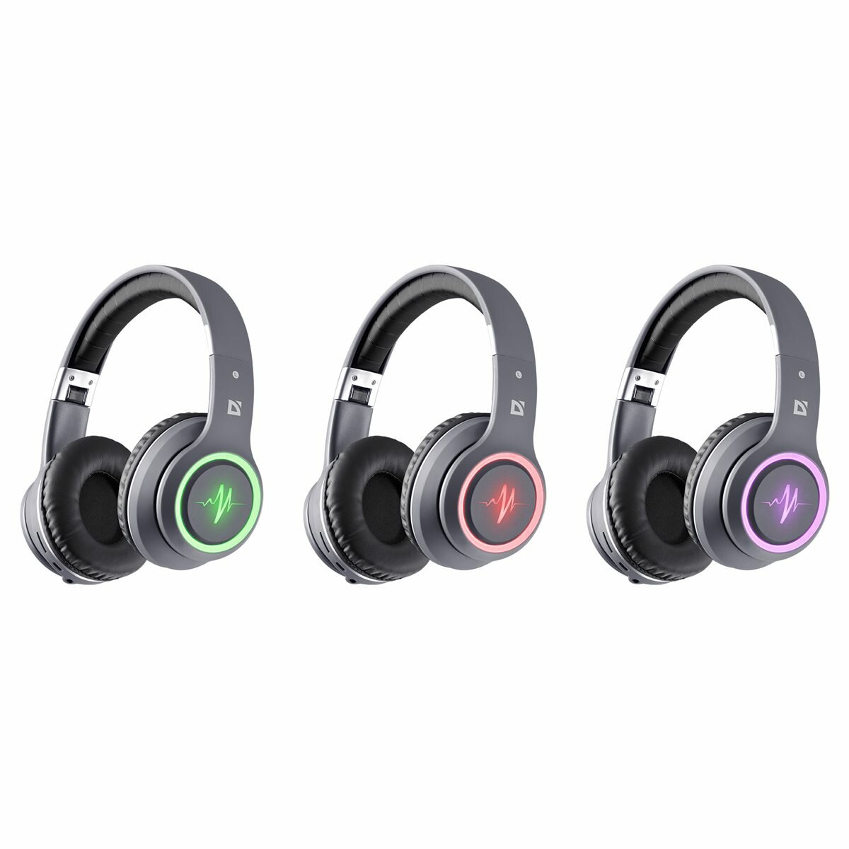 Наушники с микрофоном беспроводные Defender FreeMotion B571, Bluetooth, складные, MicroSD (63571)