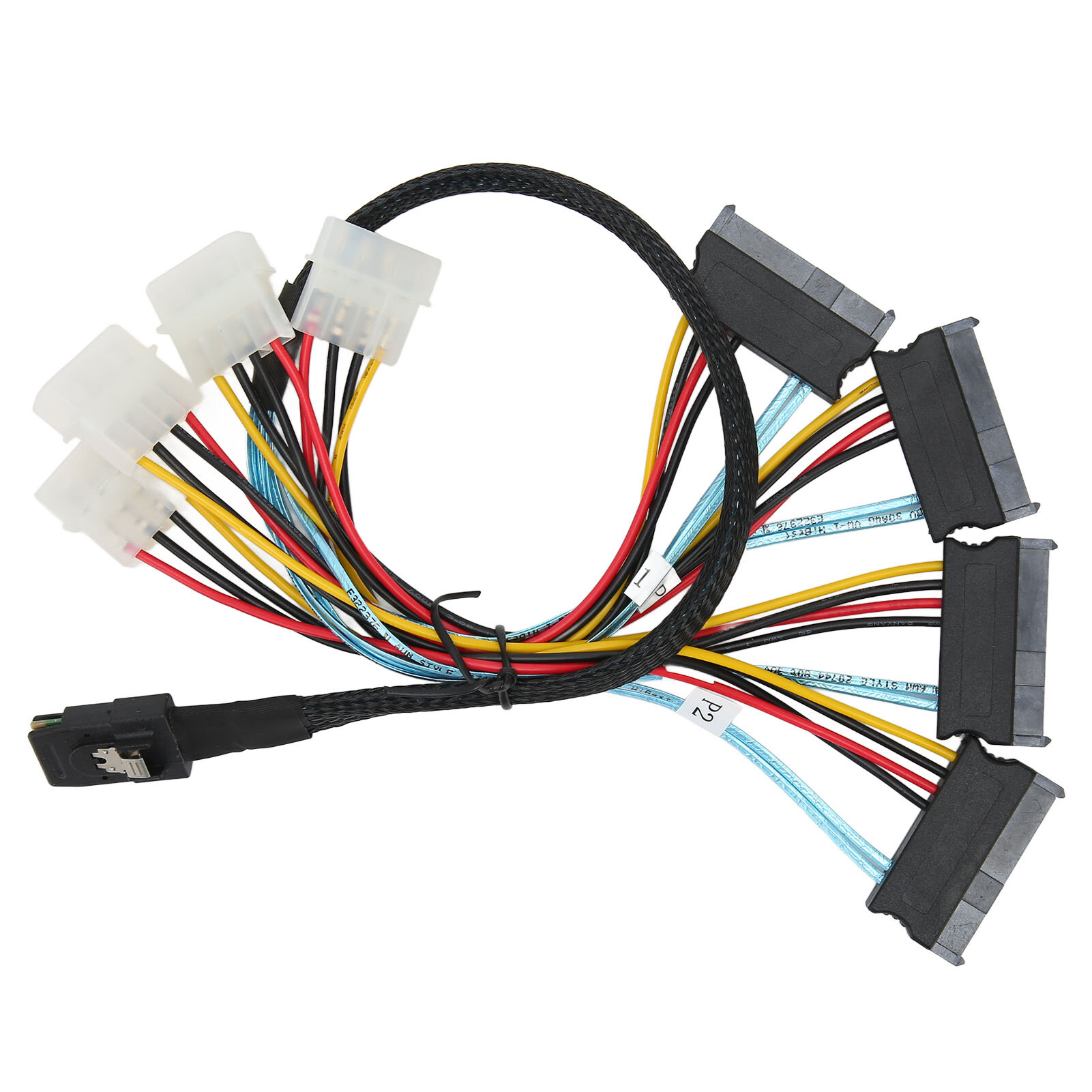 Кабель Serial ATA 12 Гбит/с, адаптер SATA8087/SFF8482, 4 контакта, 1 м