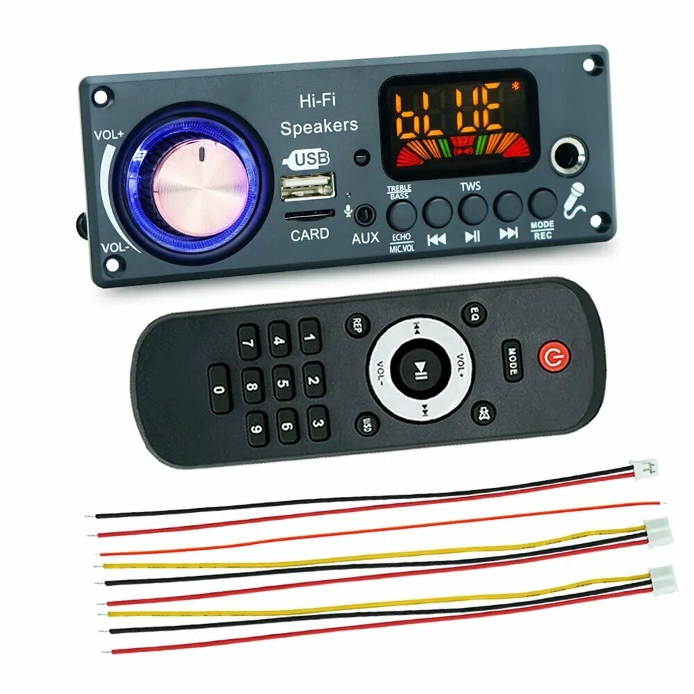 MP3 Bluetooth-совместимая плата декодера усилителя модуль USB TF радио беспроводная
