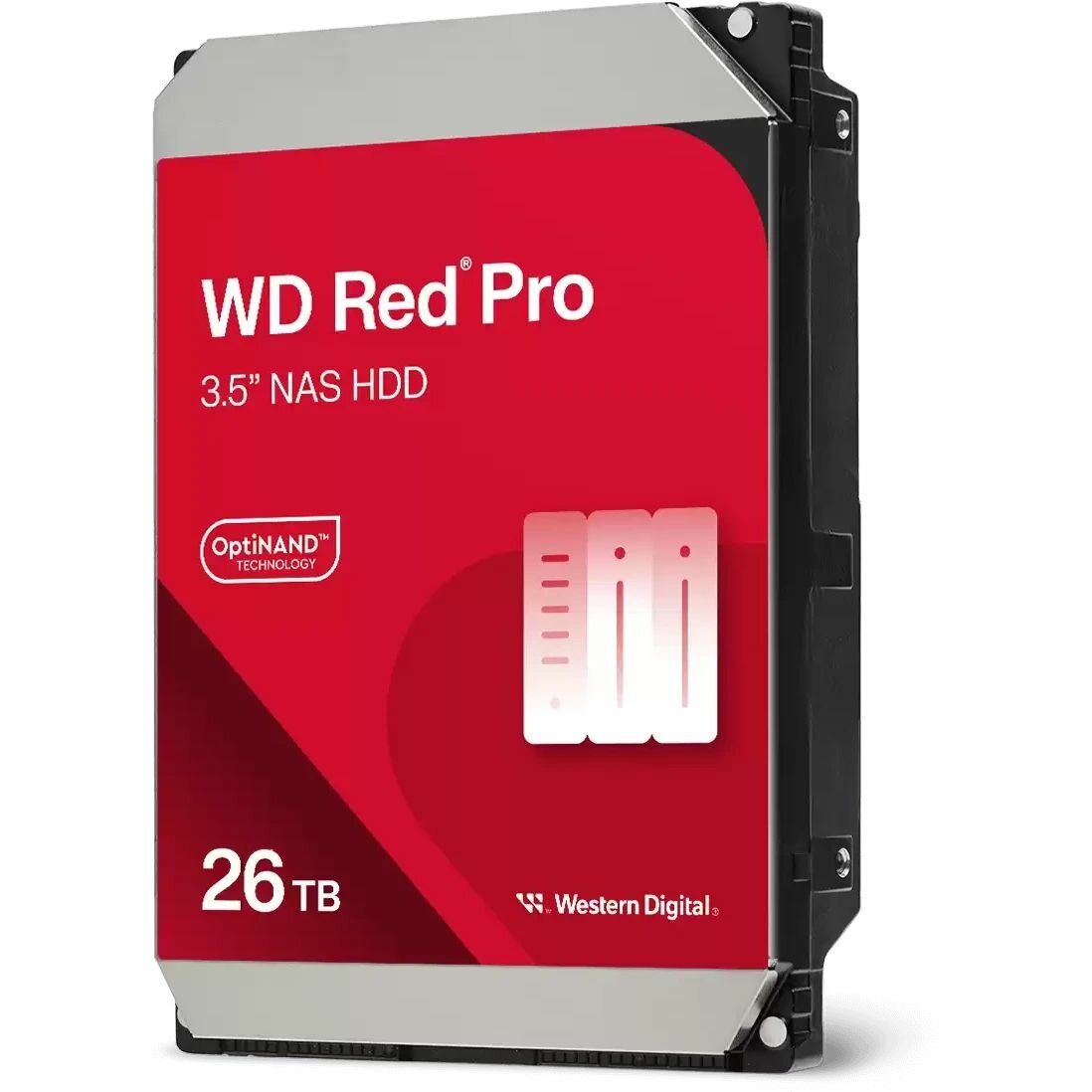 Western Digital 26 ТБ Внутренний жесткий диск, 3.5", 7200 об/мин, SATA III 6 Гбит/с (WD260KFGX)