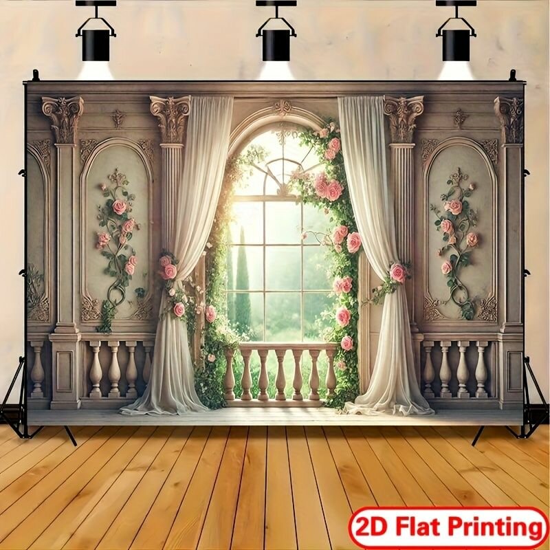 300-200 Фон для баннера Dream garden window, плоский 2d баннер с принтом из полиэстера, универсальное украшение вечеринок, домов и студий
