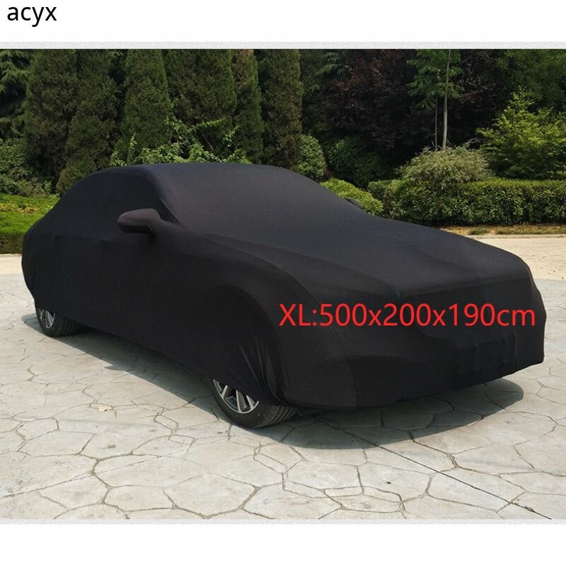 Эластичный защитный чехол для автомобиля, XL, черный,500x200x190
