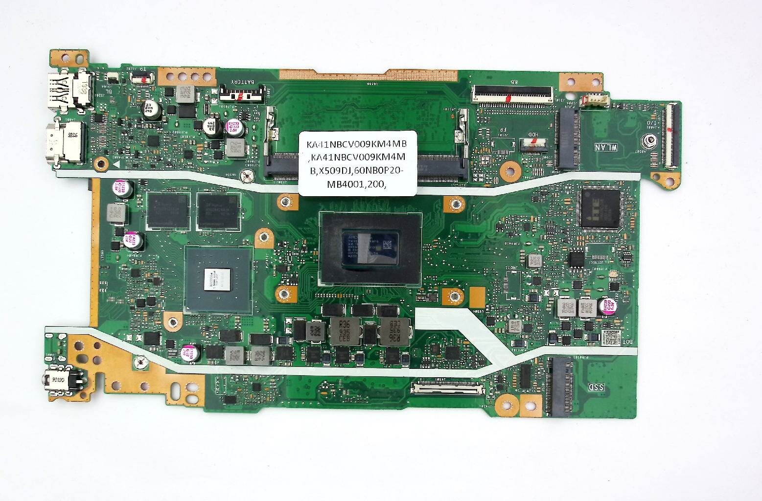 Материнская плата ASUS X509DJ донор видеочипа N17S-G0-A1