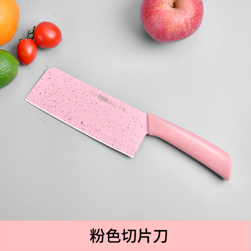 Розовый нож для нарезки для детского питания и кухонного использования