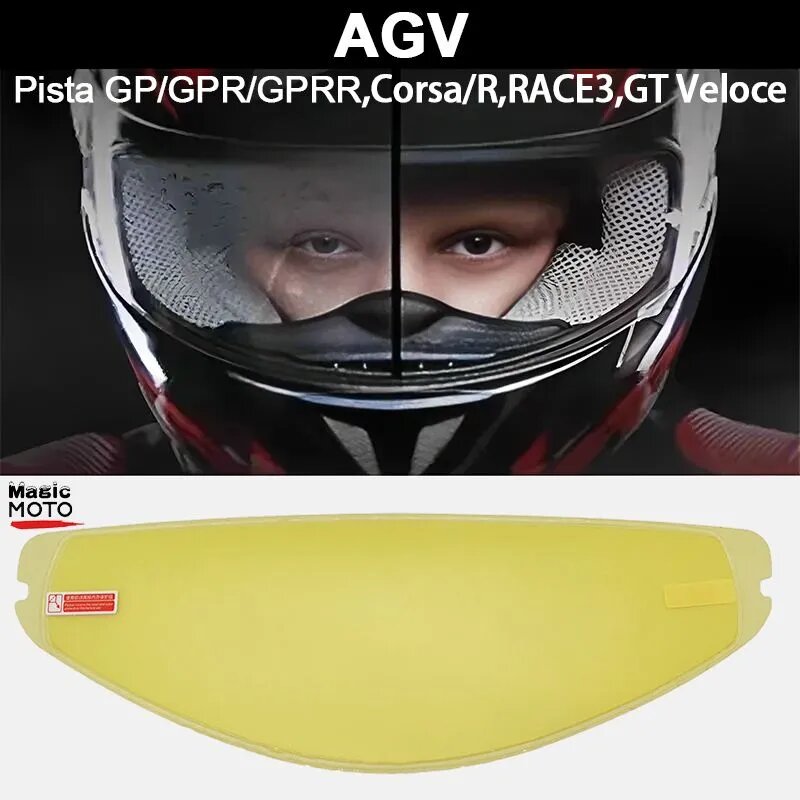 AGV Запчасти для мотошлема, цвет: белый, прозрачный