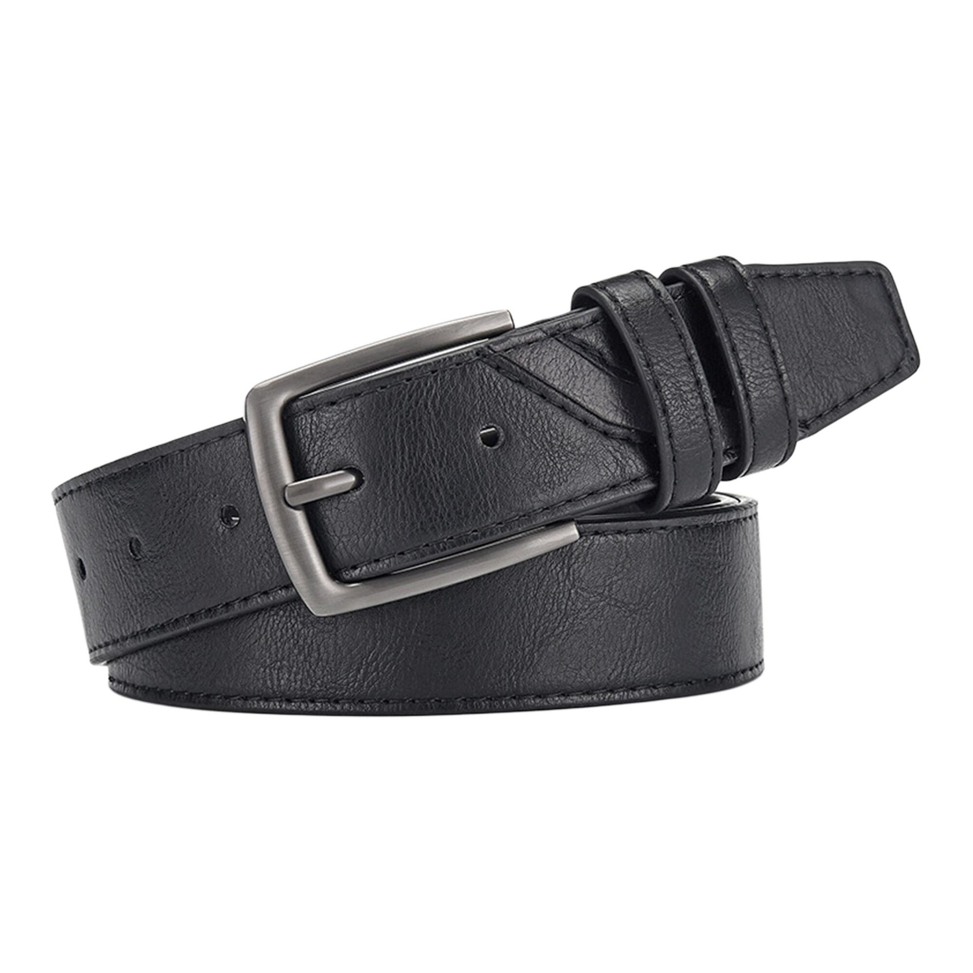 JEANSWEST Ремни из коровьей кожи спилок мужские 3,5 см 115cm
