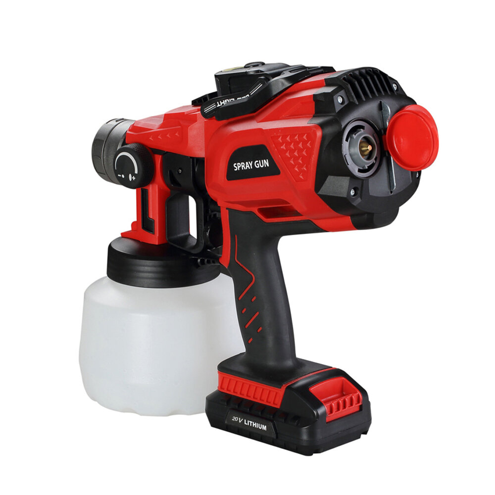 Ручной электрический краскопульт 20 В, регулируемый, складной, с подсветкой