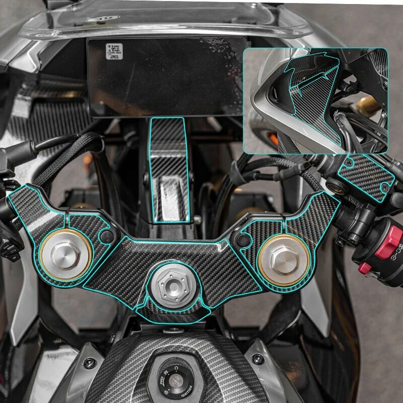 Мото накладка на руль CFMOTO 250/300SR, карбон