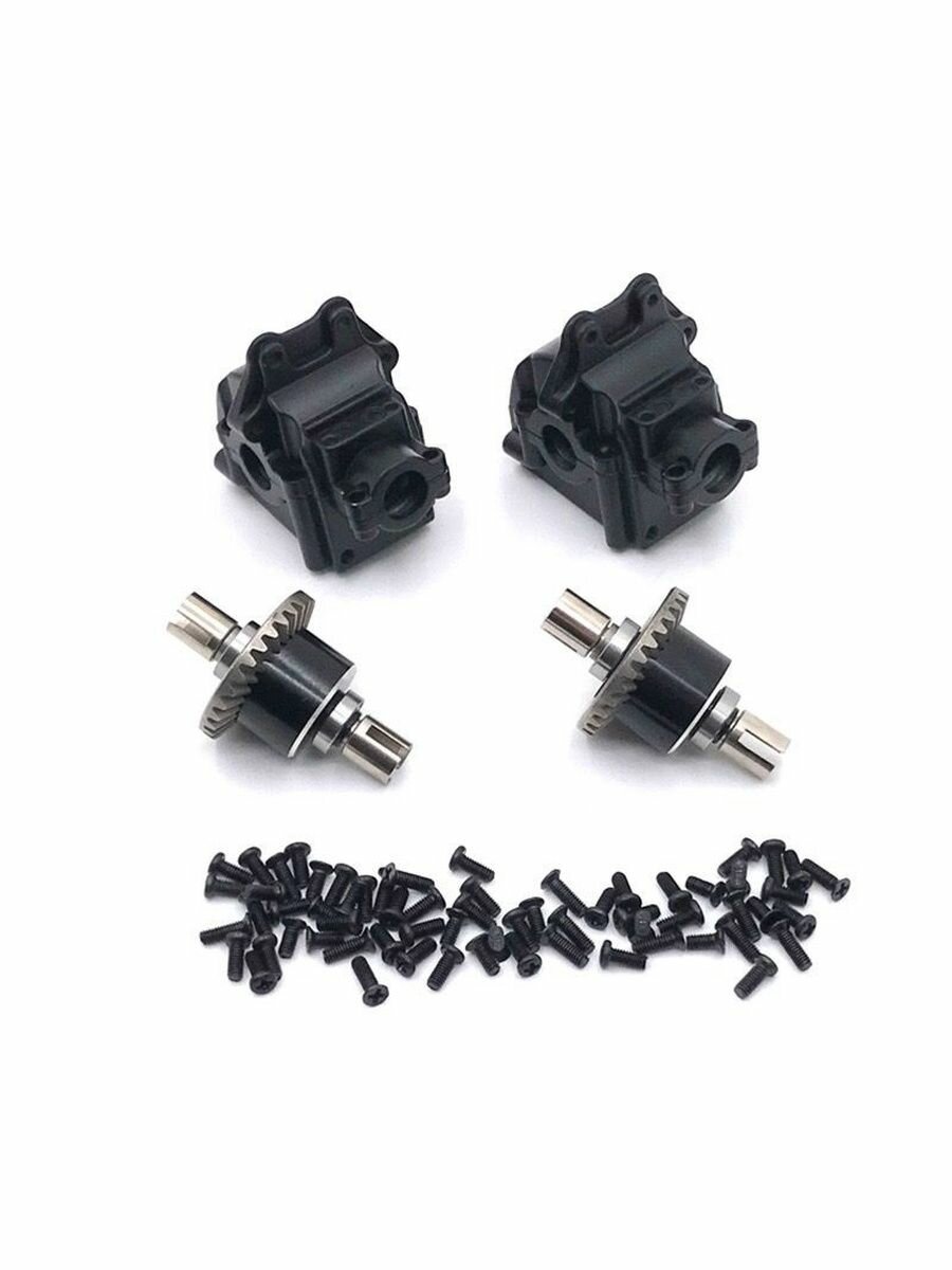 Металлический дифференциал (редуктор) для Wltoys 144001 144010 124016 124017 124018 124019 RC моделей