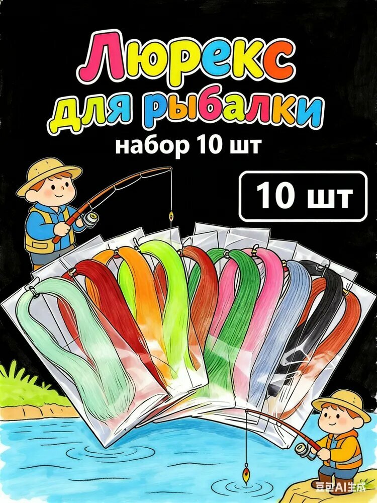 Набор люрекса эксклюзивный, 10 единиц