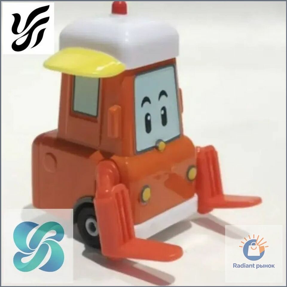 Эксклюзивная металлическая модель Robocar POLI, машинка Робокар Поли