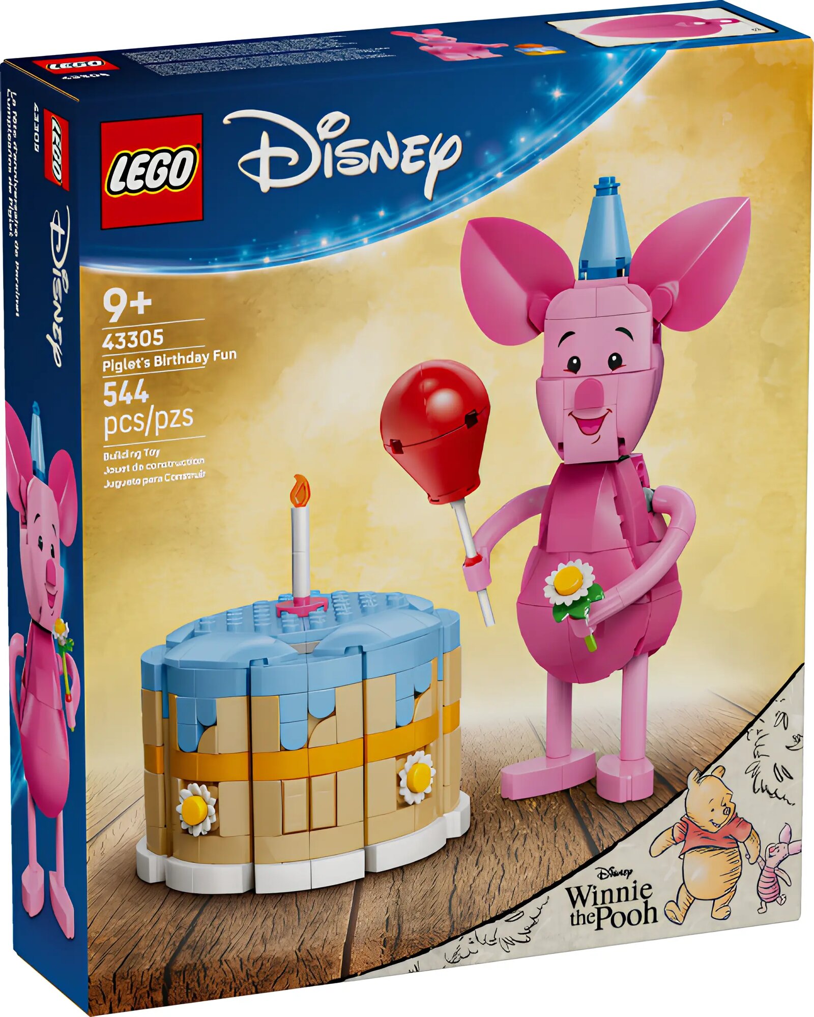 Конструктор LEGO Disney 43305 Piglet's Birthday Fun Веселье на день рождения Пятачка