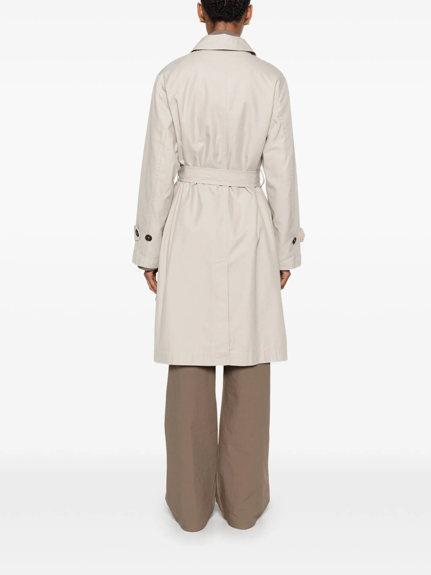 Пальто Marc O'Polo Belted single-breasted coat, размер 44 EU, разноцветный — фото 1