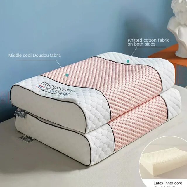 IKEA Подушка Cool Technology из натурального тайского латекса, подушка с эффектом памяти и медленным восстановлением формы, ортопедическая подушка, подушка для шеи (1 шт.)