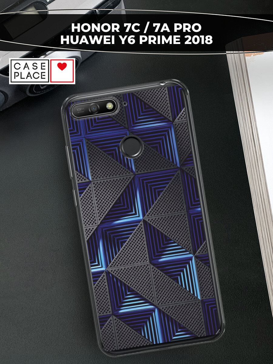 Чехол на Honor 7A Pro / Хонор 7А Про с принтом IBM