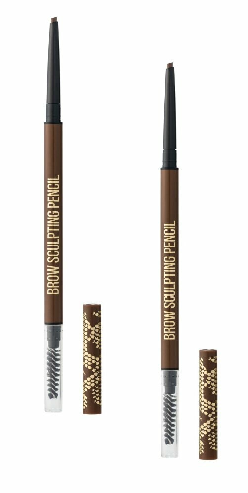 Автоматический карандаш Stellary для бровей / Brow sculpting pencil тон 02 2шт