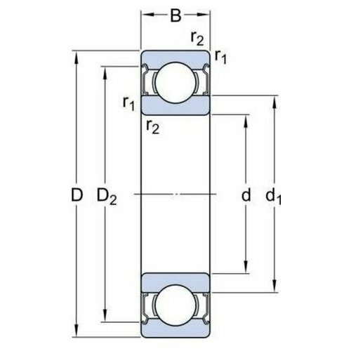 624-2Zподшипник шариковый! 4x13x5 SKF 6242z