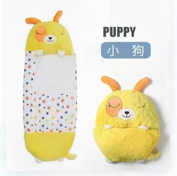 Детский спальный мешок cozy cartoon animal милый единорог и акула дизайн зеленый 160*60см
