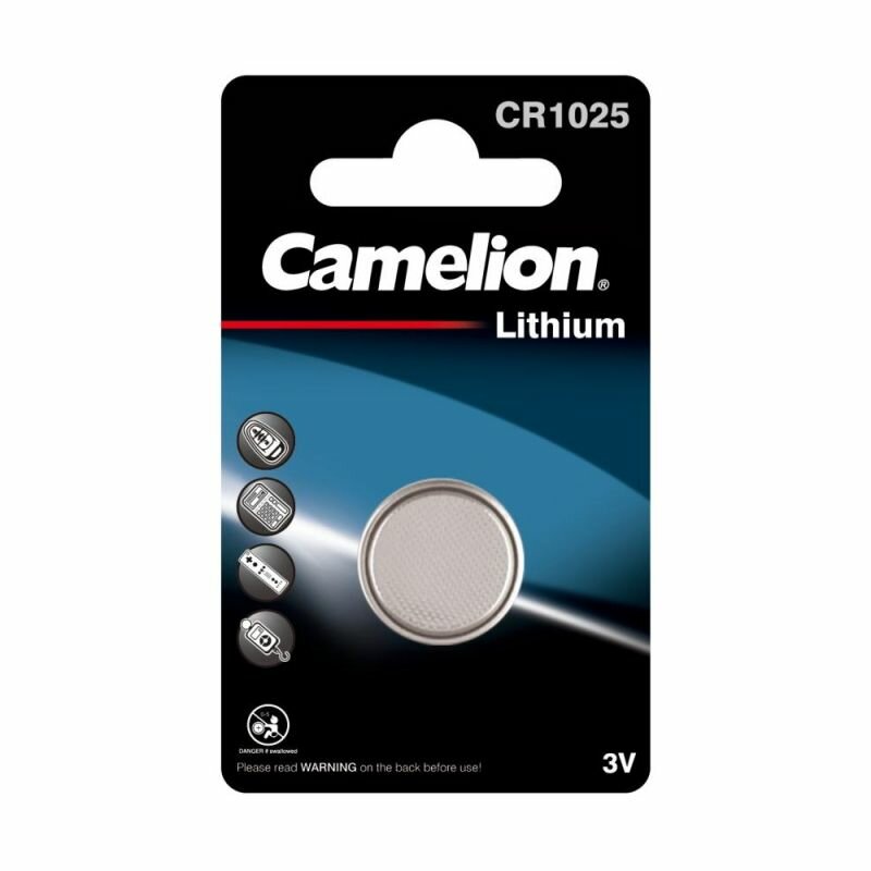 Элемент питания Camelion CR1025 1шт.