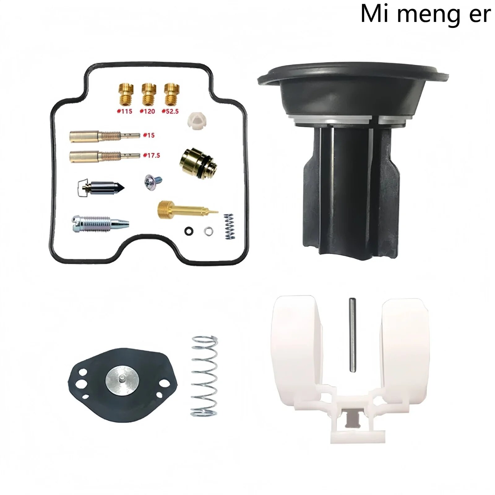 Ремкомплект карбюратора для Suzuki GZ250 1999-201126-1659, прокладки, жиклеры, игольчатый клапан.