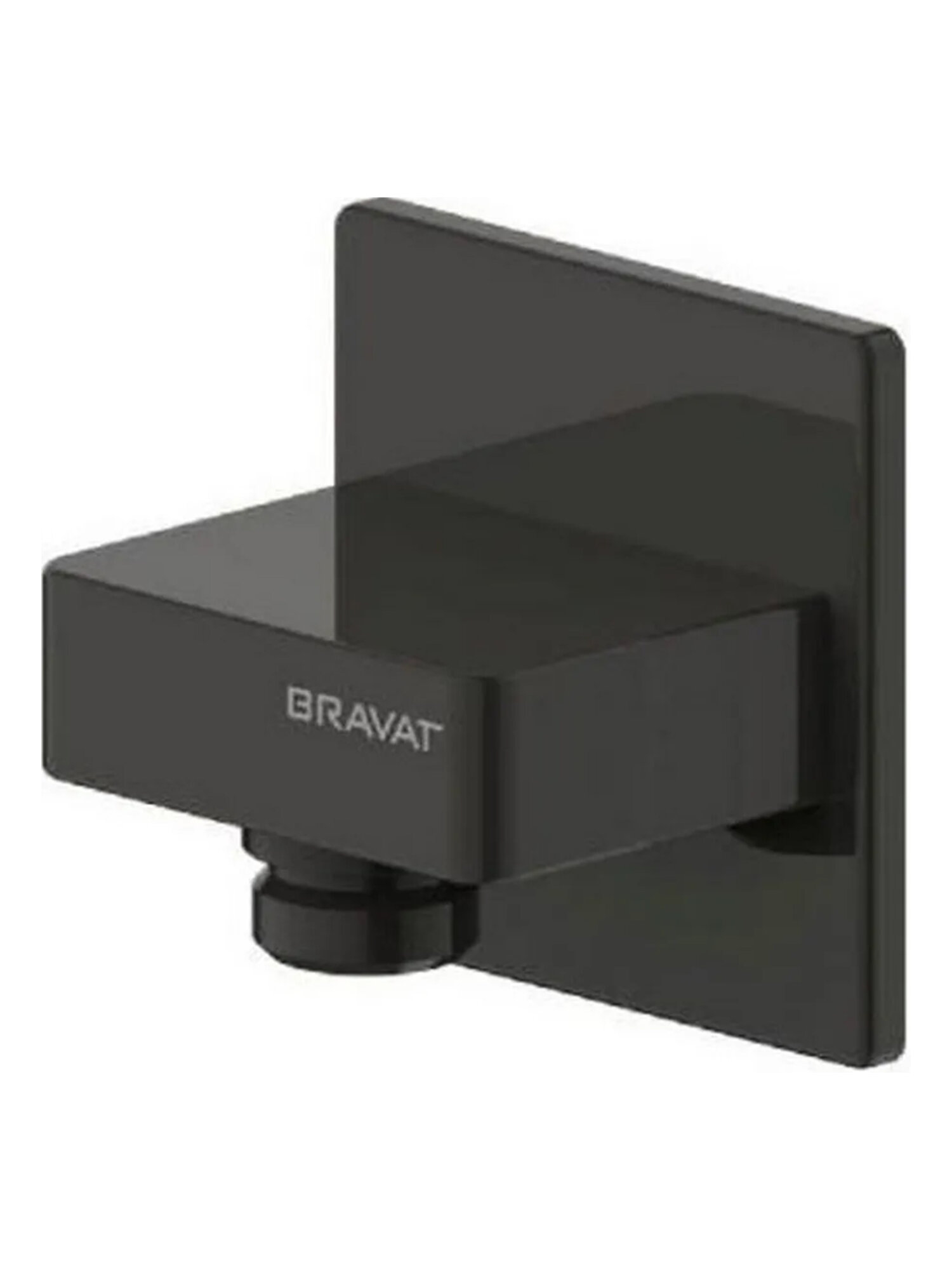 Шланг для душа Bravat P7429BW-1, хром, металлический, длина 1500 мм