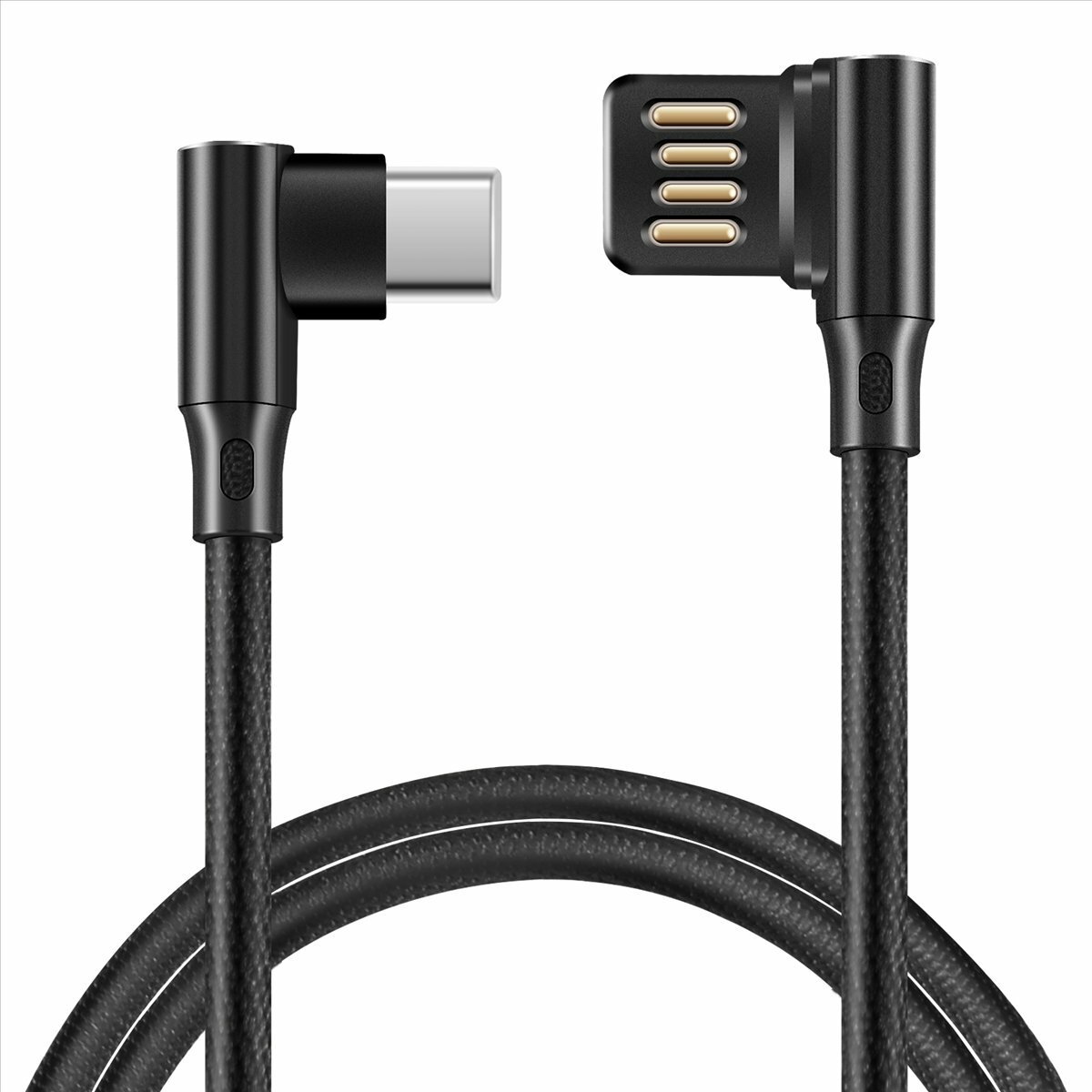 Usb-C 3.1 Type-C влево и вправо под углом 90 градусов Usb 2.0 кабель для передачи данных с рукавом планшета телефона 15