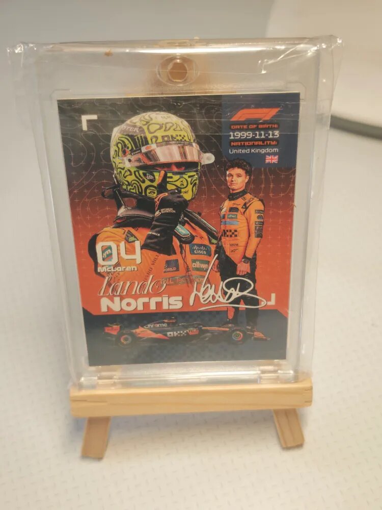 Коллекционные карточки Topps F1 Racing Car, коллекционные карточки, специальные карточки LANDO NORRIS