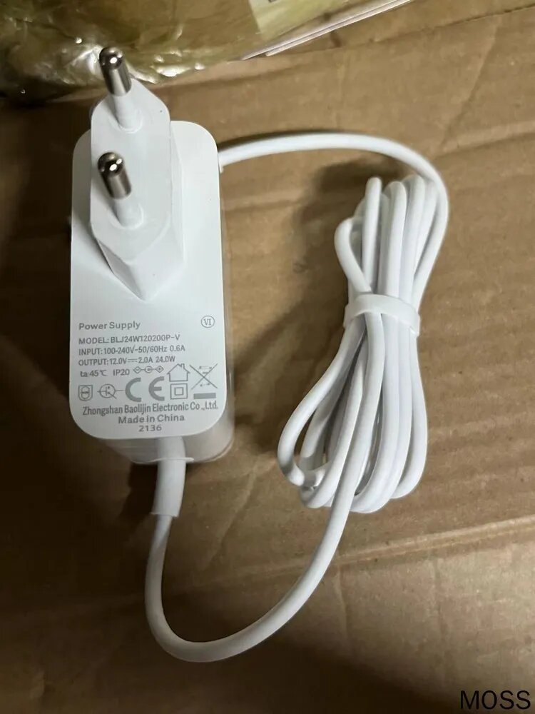 Бестселлер для зарядки пылесоса модели dreame BLJ24W120200p 12V2A