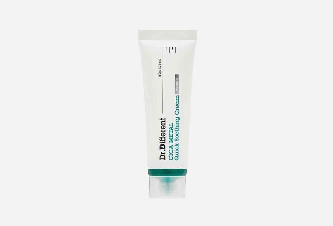 Dr.Different Cica Metal Quick Soothing Cream Успокаивающий крем для лица 50мл