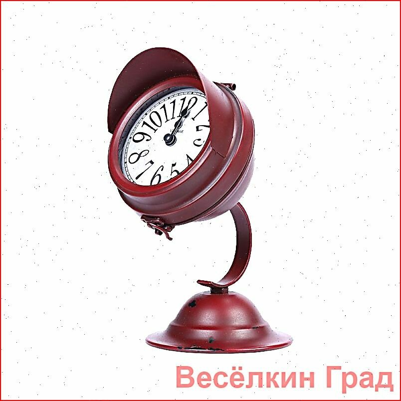 Настенные часы "Римские цифры", электронные, темно-бордовые, 47х15х10 см