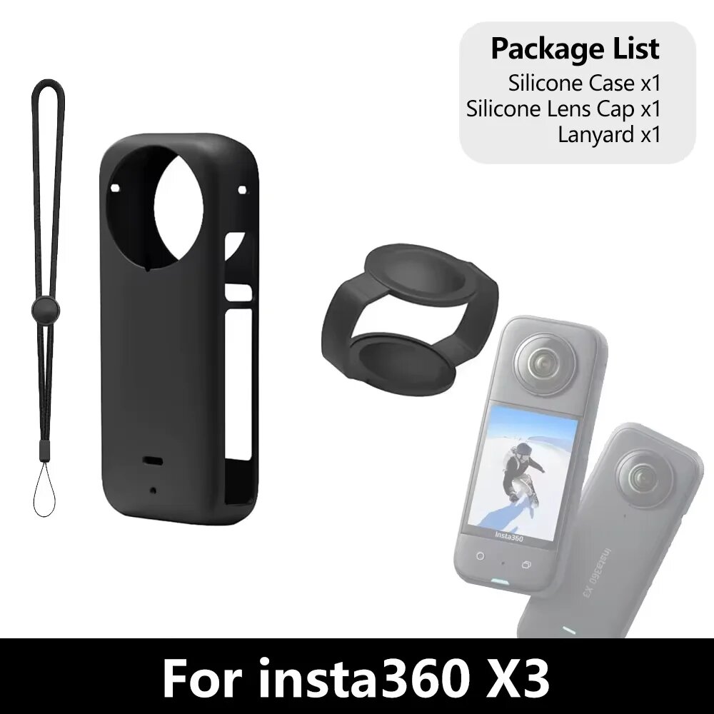 Набор аксессуаров для Insta360 X3 X3 Silicone Case