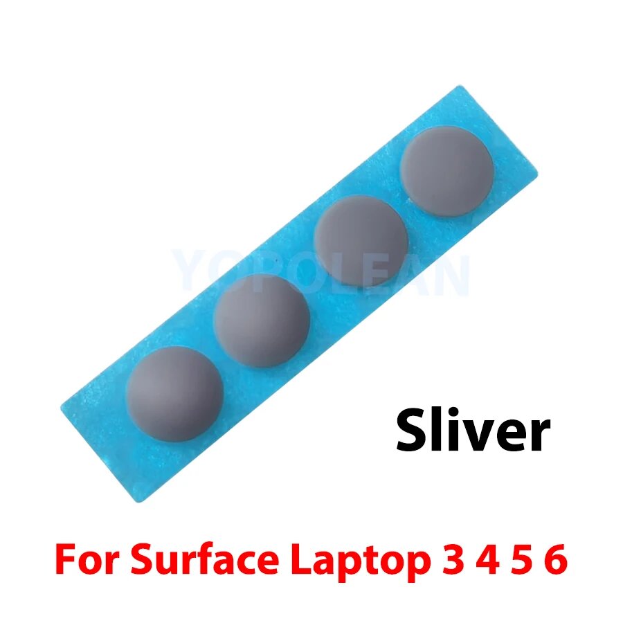 Ножки для Surface Laptop 3 4 5 6 Silver, голубые